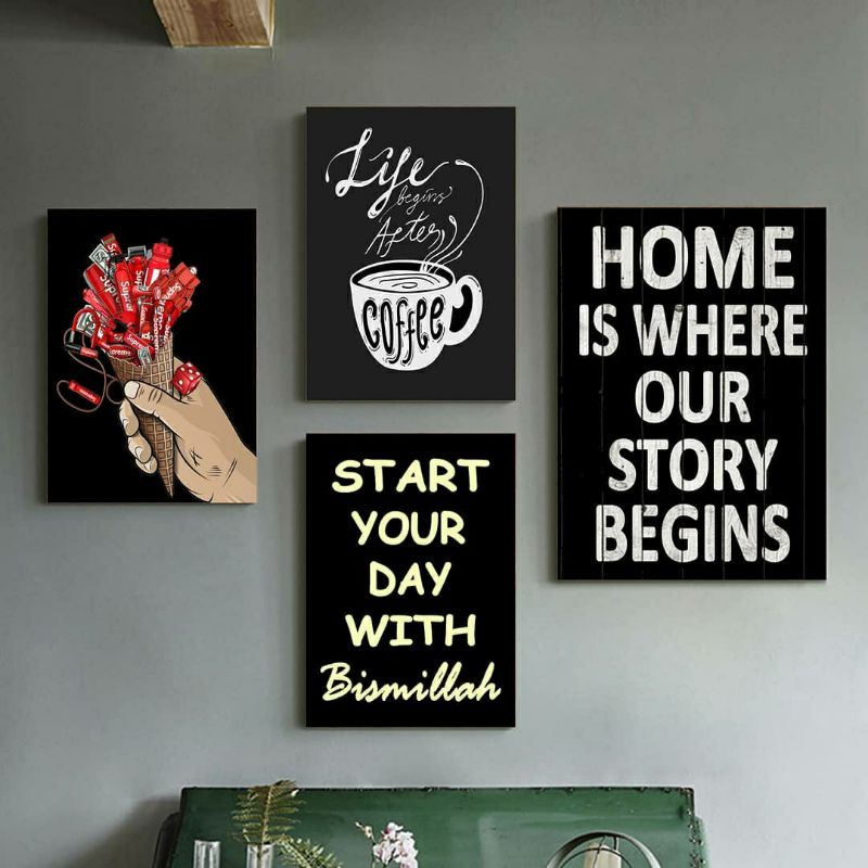 Jual Poster kayu hiasan dinding kayu wall decor - Poster Stiker Vinyl ...