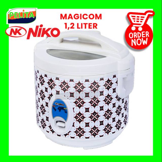 Jual [PELITA] RICE COOKER KACA NIKO 1,2LITER | Shopee Indonesia