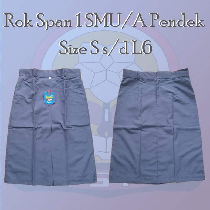 Jual Rok Sekolah SMA Span 1 Pendek ( Merek Bullova ) | Shopee Indonesia