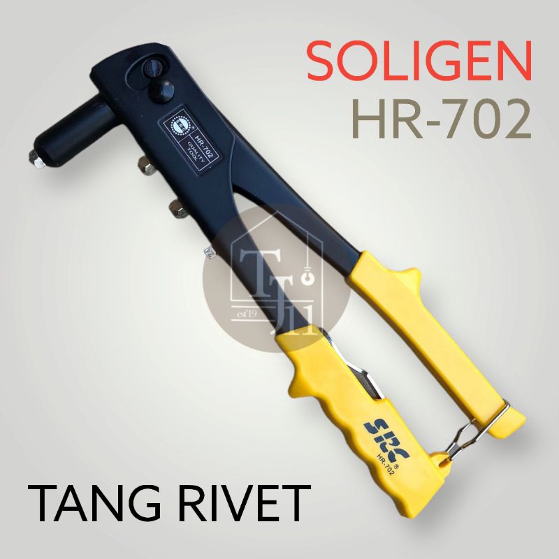 Jual TANG RIVET / HAND RIVETE / ALAT TEMBAK PAKU RIVET merek SOLIGEN HR ...
