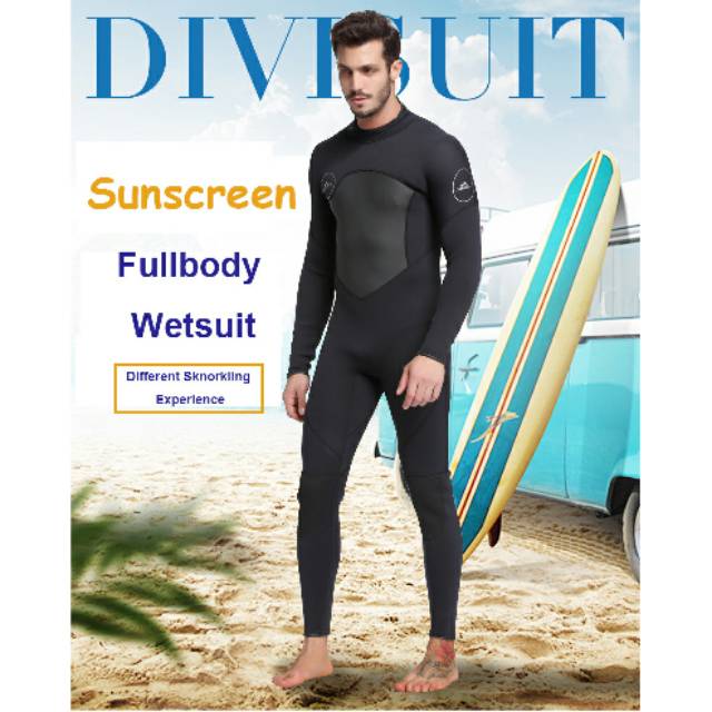 Jual SBART Wetsuit, dive suit neoprene 5mm | Shopee Indonesia