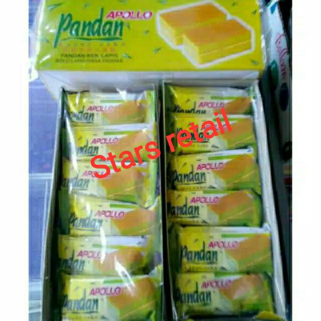 Jual Apollo Pandan Layer Cake isi 24pcs | Shopee Indonesia