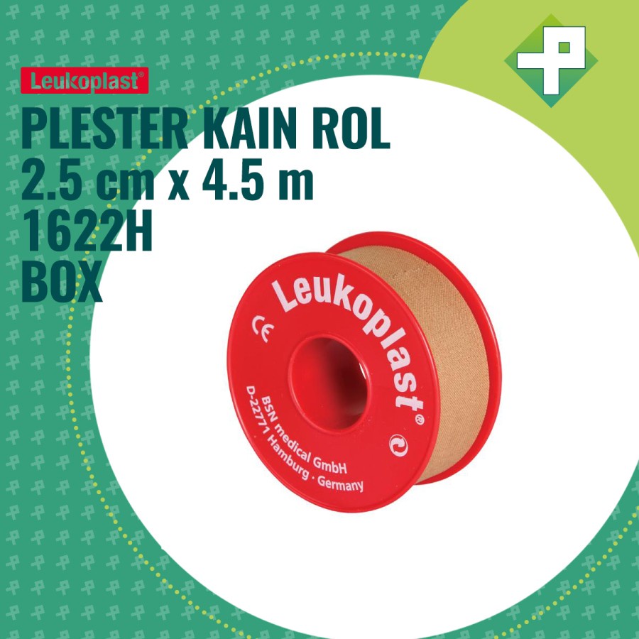 Jual Leukoplast 2,5cm x 4,5m 1622H / Plester Kain Rol BOX | Shopee Indonesia