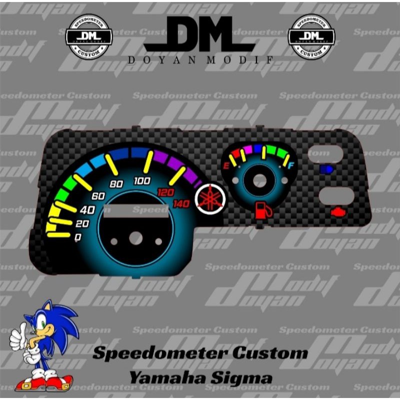 Jual Speedometer Custom Yamaha Sigma | Shopee Indonesia