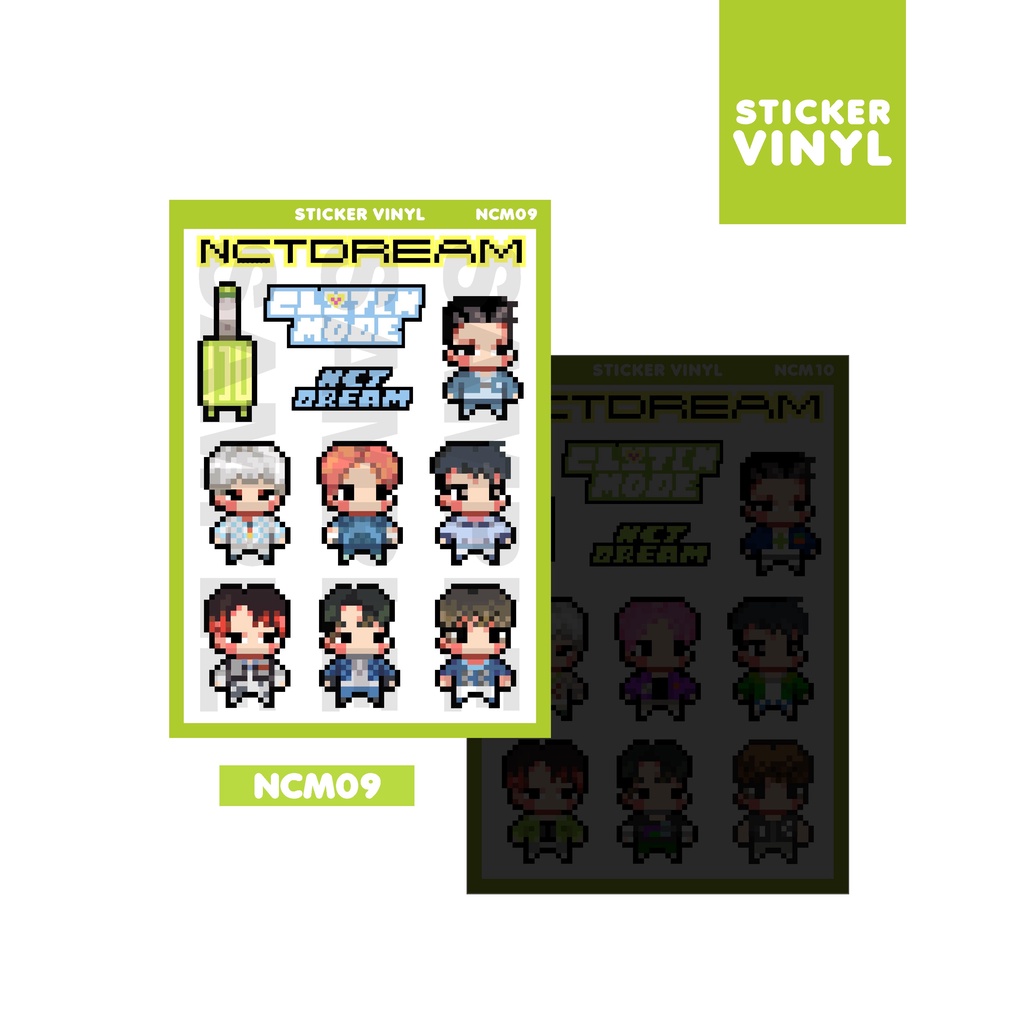 Jual Sticker / Stiker Kpop NCT Dream - Pixel | Shopee Indonesia