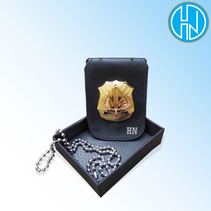 Jual Kalung id card satpam gold cembung | Shopee Indonesia
