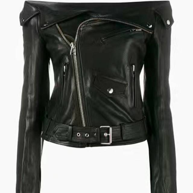 Jual SABRINA LEATHER JACKET | Shopee Indonesia