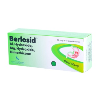 Jual Berlosid Tablet / Obat Asam Lambung / Maag / Perut Kembung / Nyeri ...