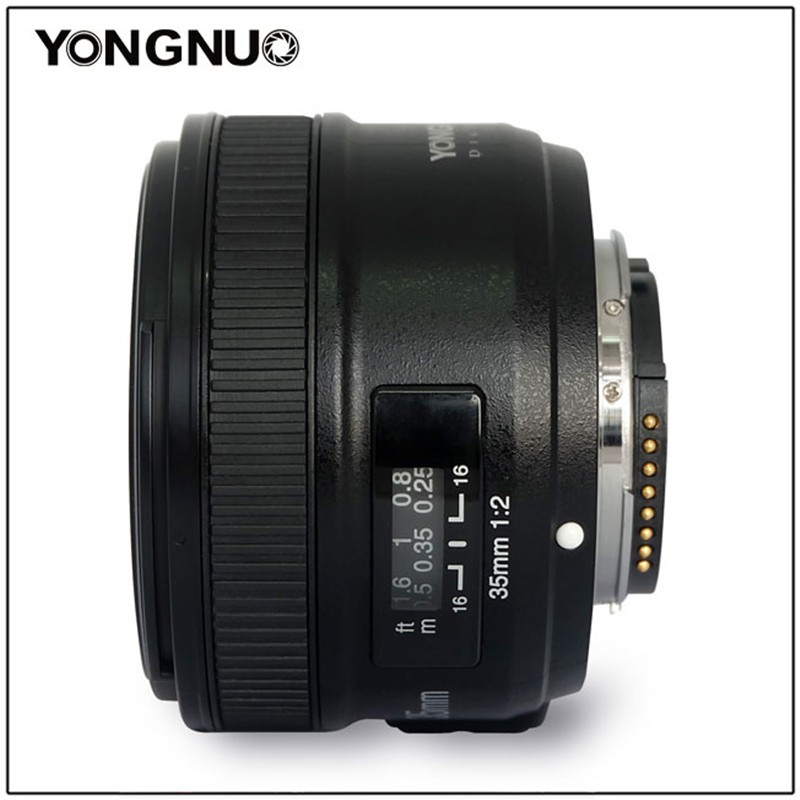 Jual Lensa Fix Nikon 35mm F2 YongNuo Tajam Wide Lens | Shopee Indonesia