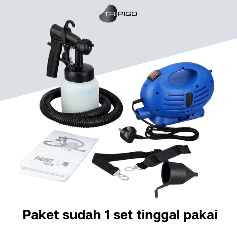 Jual Kompresor Cat Mini Listrik Paint Zoom Spray Gun Alat Cat Semprot ...