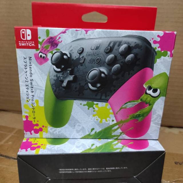 Jual Nintendo Switch Pro Controller Splatoon 2 Edition | Shopee Indonesia
