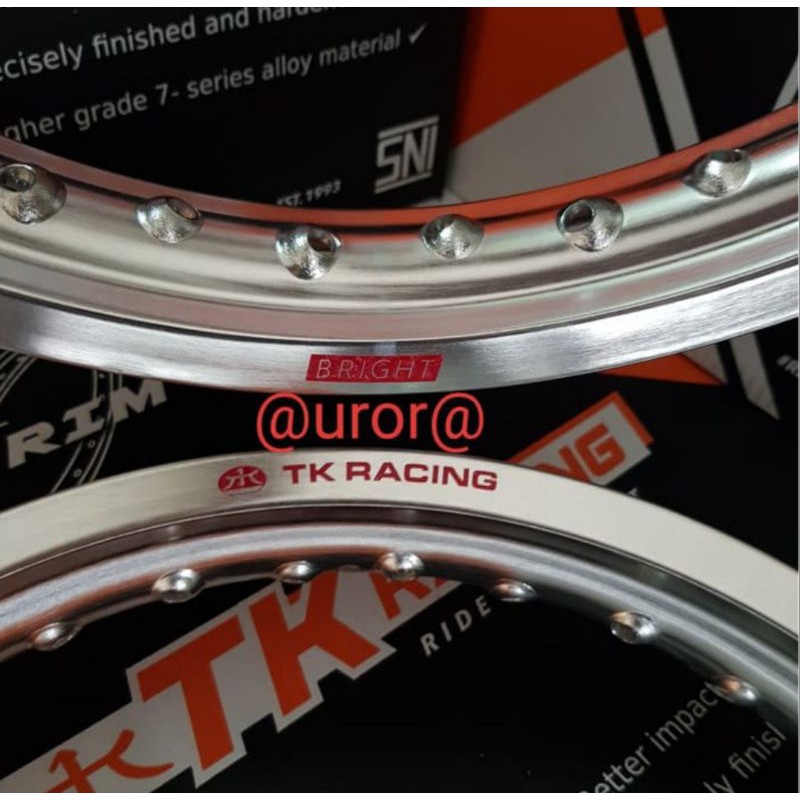 Jual VELG TK BRIGHT SET 18 X 160 / 185 HOLE 36 SILVER - ORIGINAL TK ...
