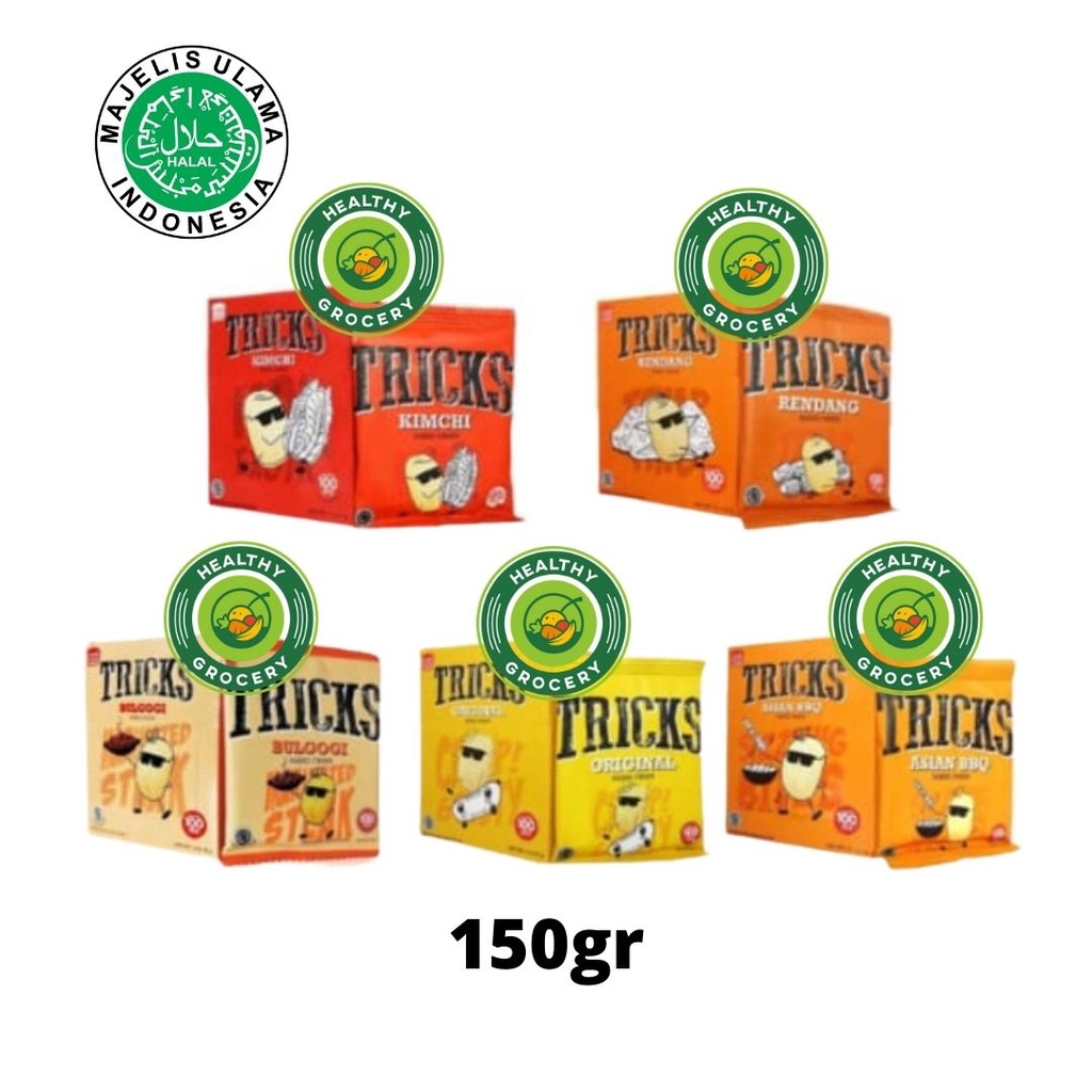 Jual Tricks Biskuit Kentang 150gr All Varian | Shopee Indonesia