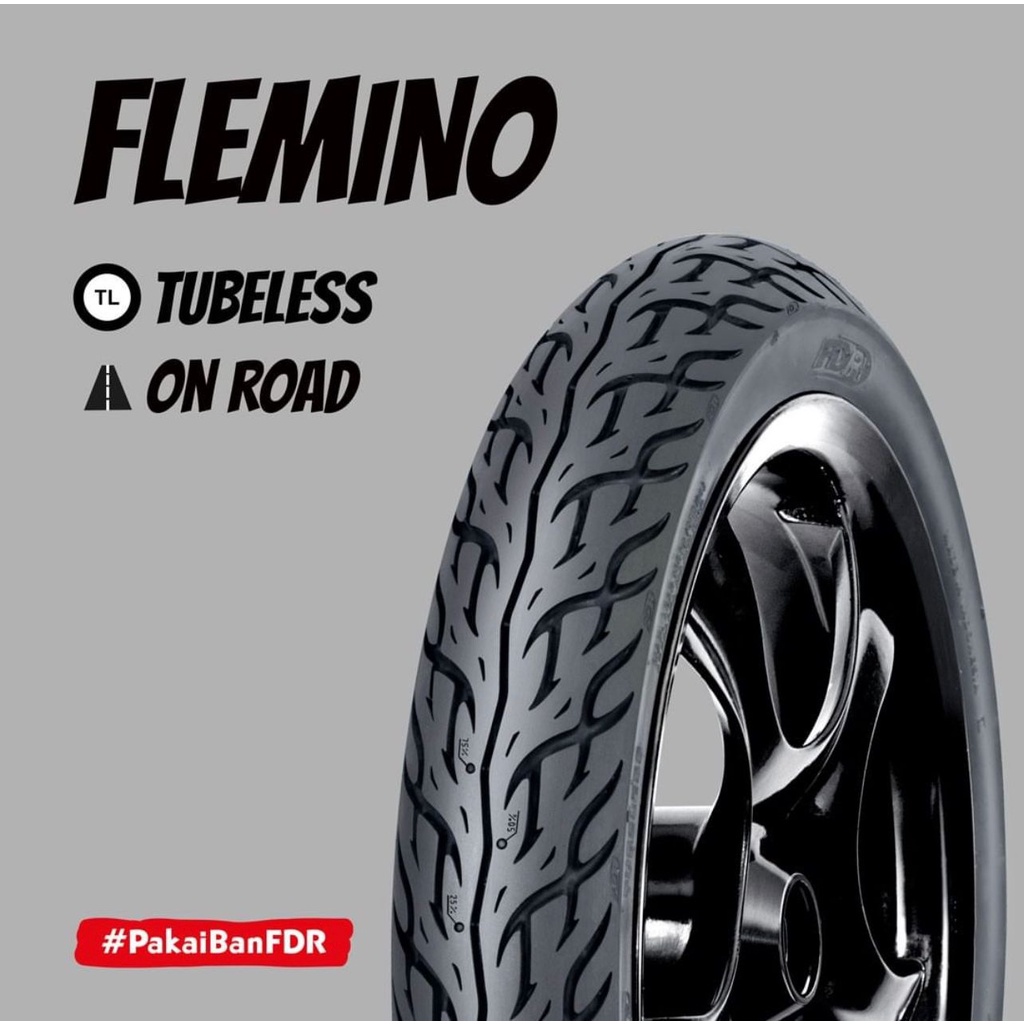 Jual BAN MATIC BELAKANG TUBELESS MERK FDR 90/90-14 FDR motif FLEMINO ...