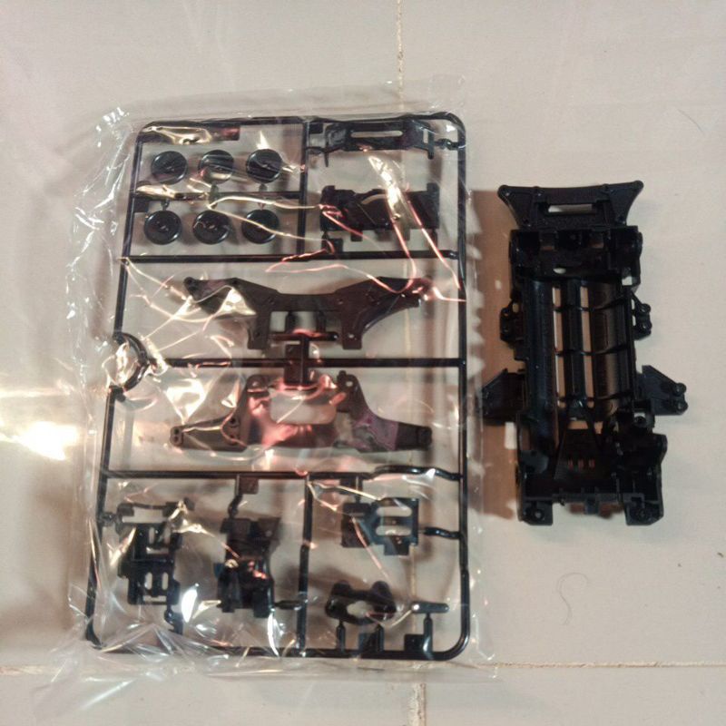 Jual Tamiya VZ Chassis Set / Casis Vz Black + Gearbox Hitam MIJ ...