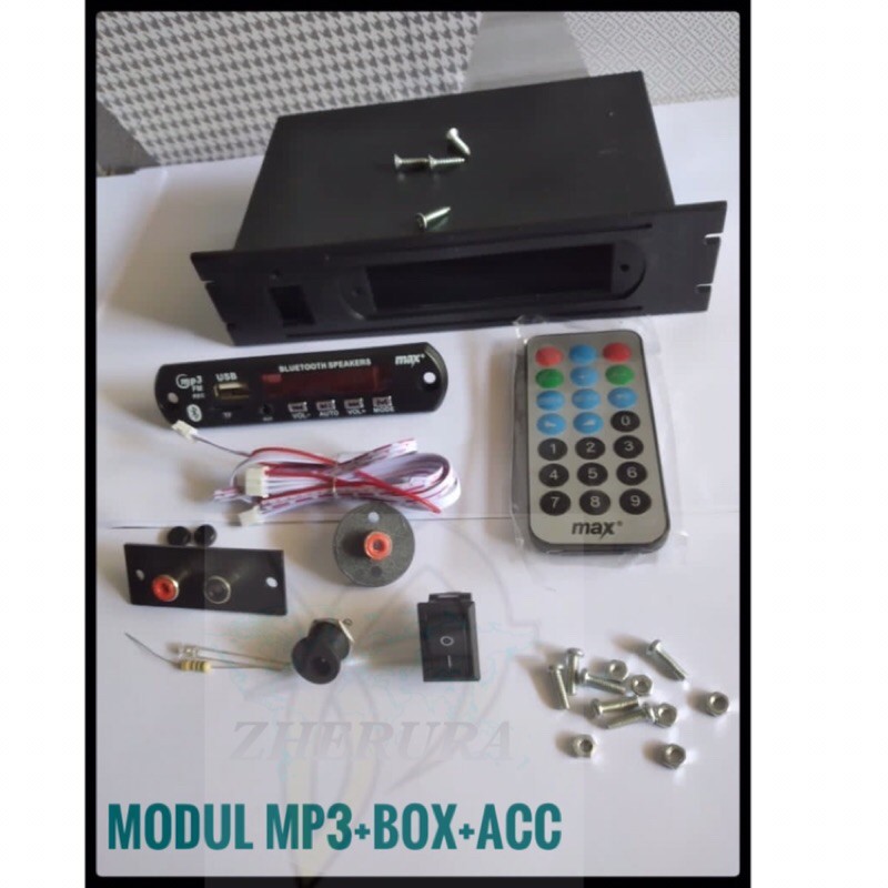 Jual Modul Audio Kit mp3 USB mp3 Player Bluetooth + FM radio /Box mp3 ...