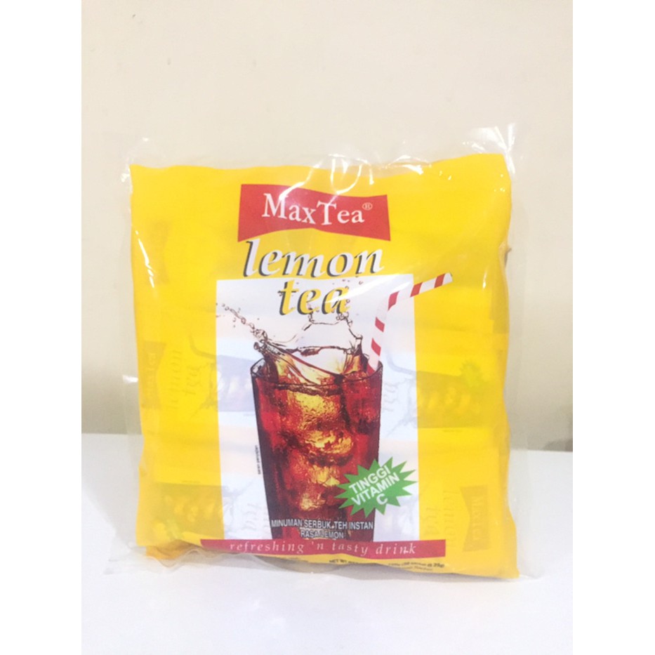 Jual maxtea lemon tea isi 30 sachet | Shopee Indonesia