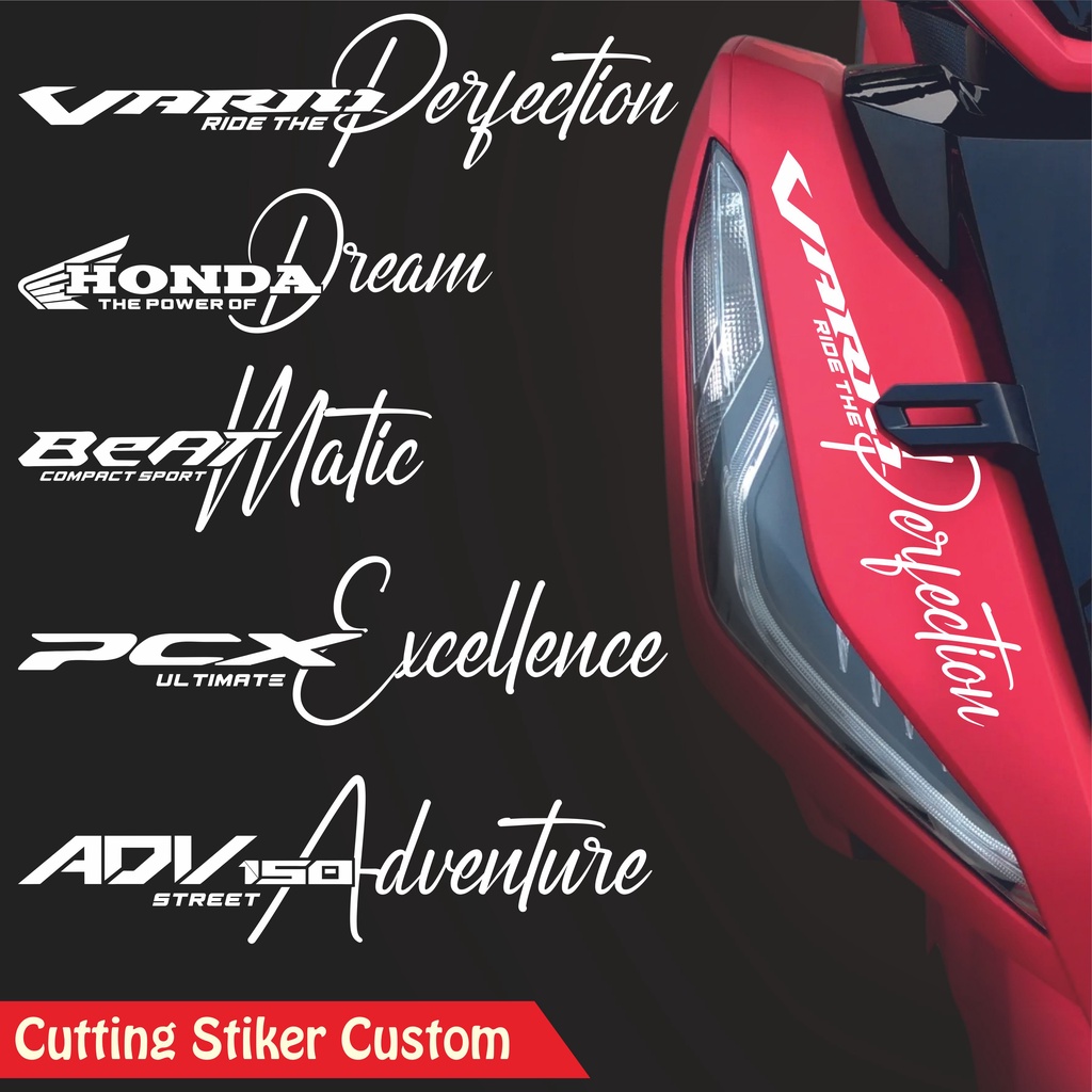 Jual STIKER VARIASI MOTOR HONDA VARIO, PCX, BEAT, ADV CUTTING STICKER ...