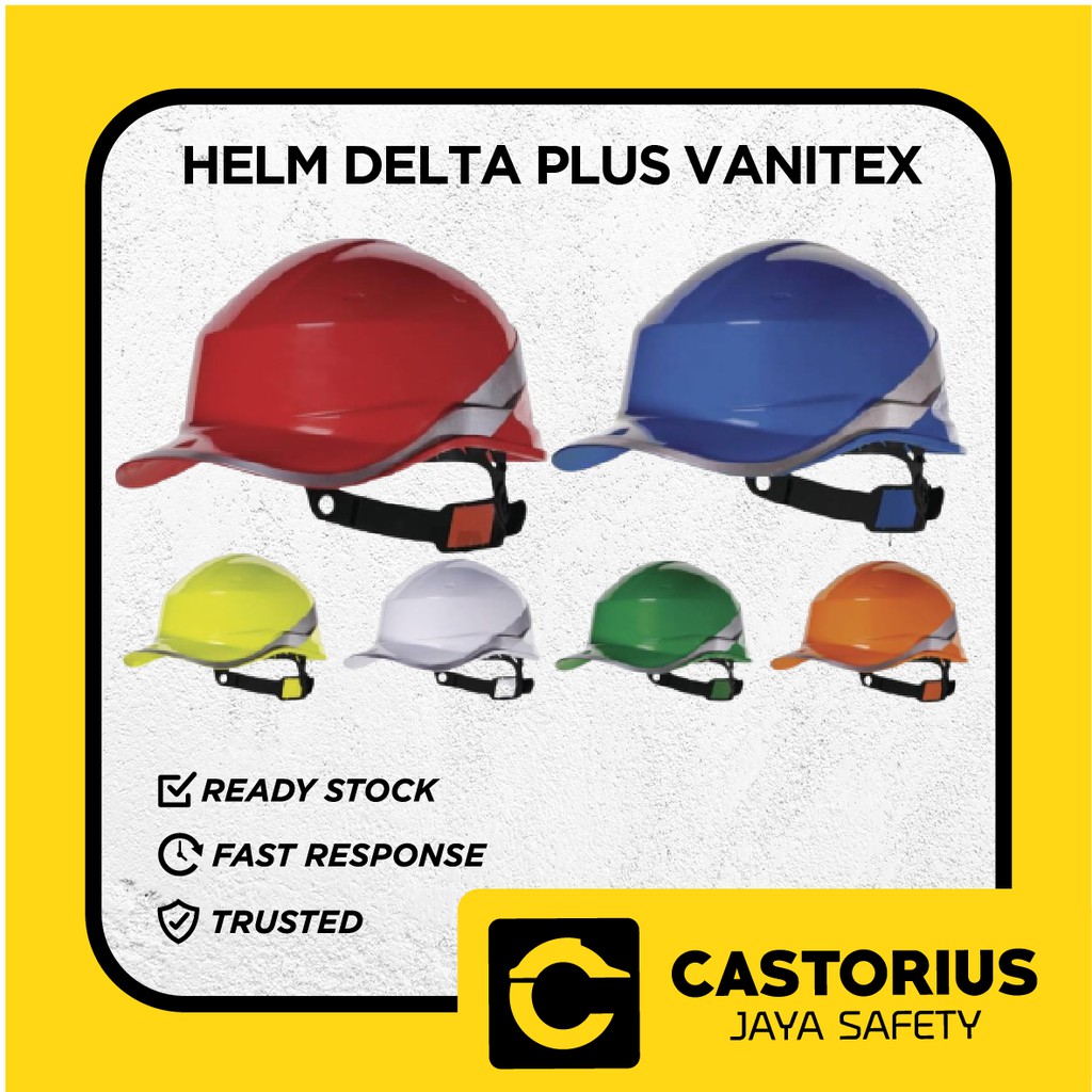 Jual HELM DELTA PLUS HARD HAT VENITEX HELM SAFETY HELM PROYEK SAFETY ...