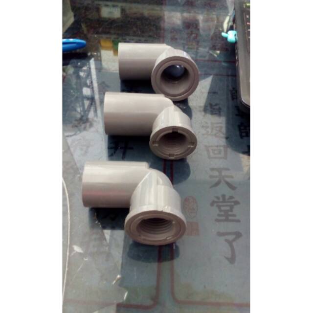 Jual L drat dalam 1/2" x 3/4" elbow elbo keni knee sambungan pipa ...