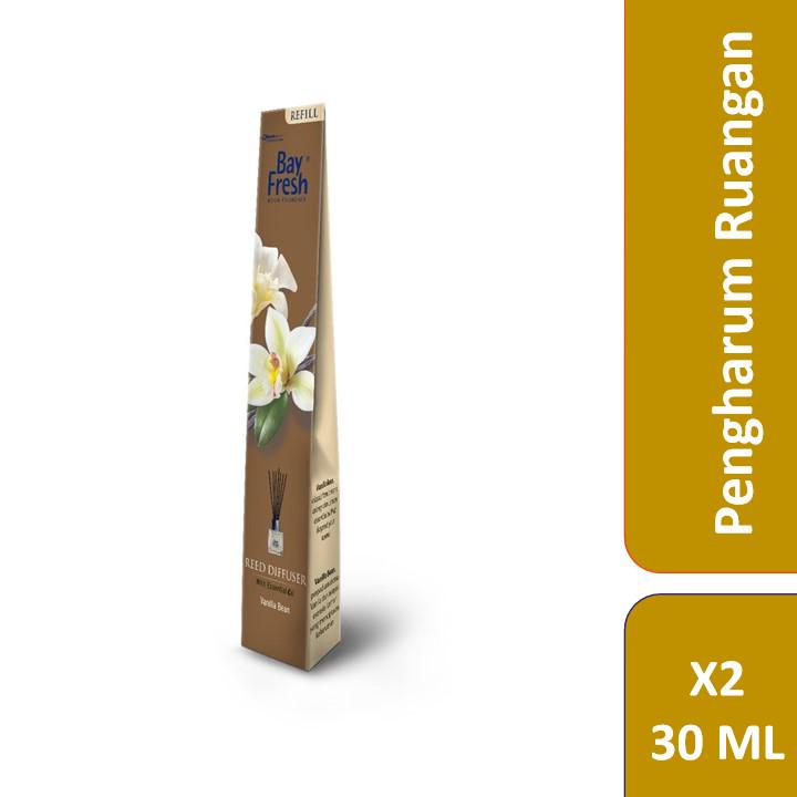 Jual Bayfresh Reed Diffuser Refill Vanilla Bean 30 ml x2 | Shopee Indonesia