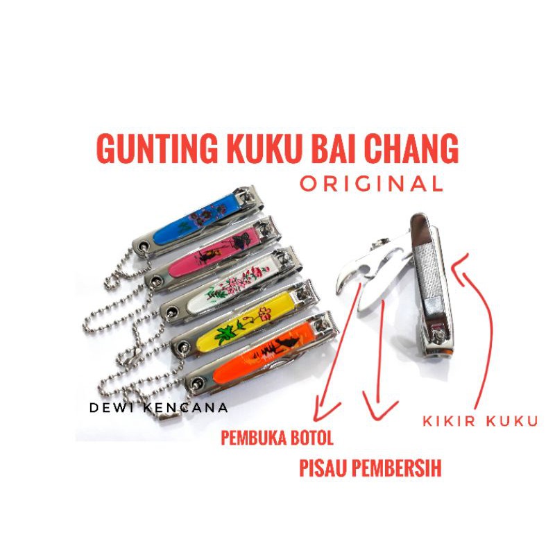 Jual Gunting Kuku BAI CHANG Original / Nail Clipper / Gunting Kuku ...