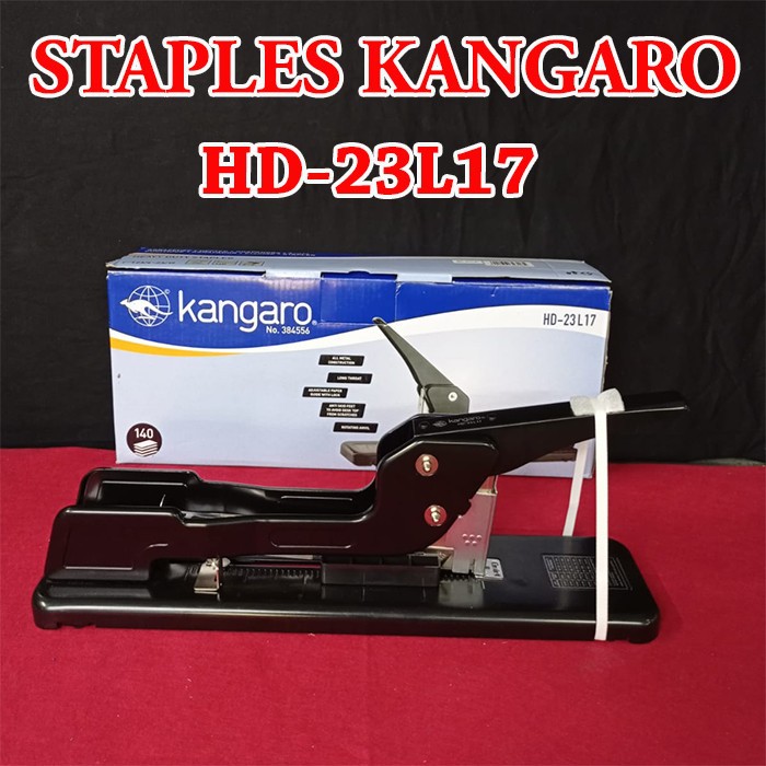Jual Staples Kangaro HD-23L17 / Stapler Buku / Stapler Jilid Buku Tebal ...