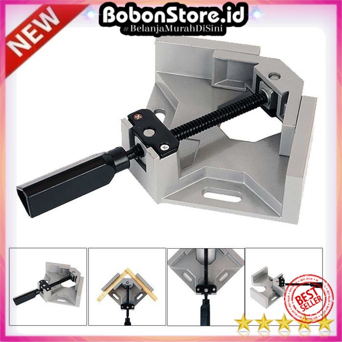 Jual Corner Clamp Siku Penjepit Sudut Frame Kaca Kayu 90 Derajat - CC90 ...