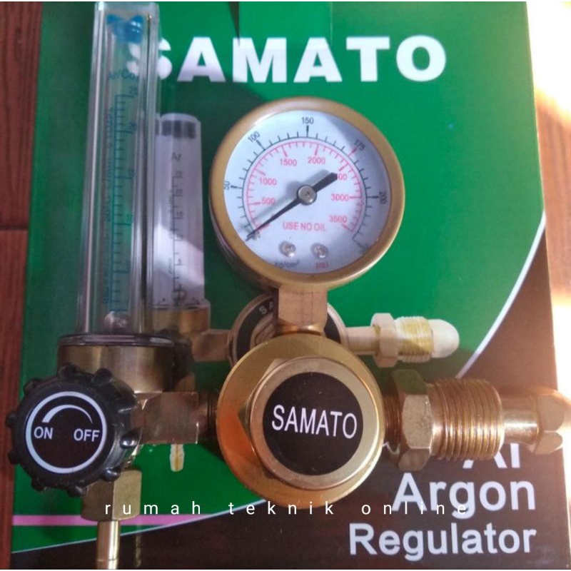 Jual Regulator las argon regulator gas oksigen original SAMATO made in ...