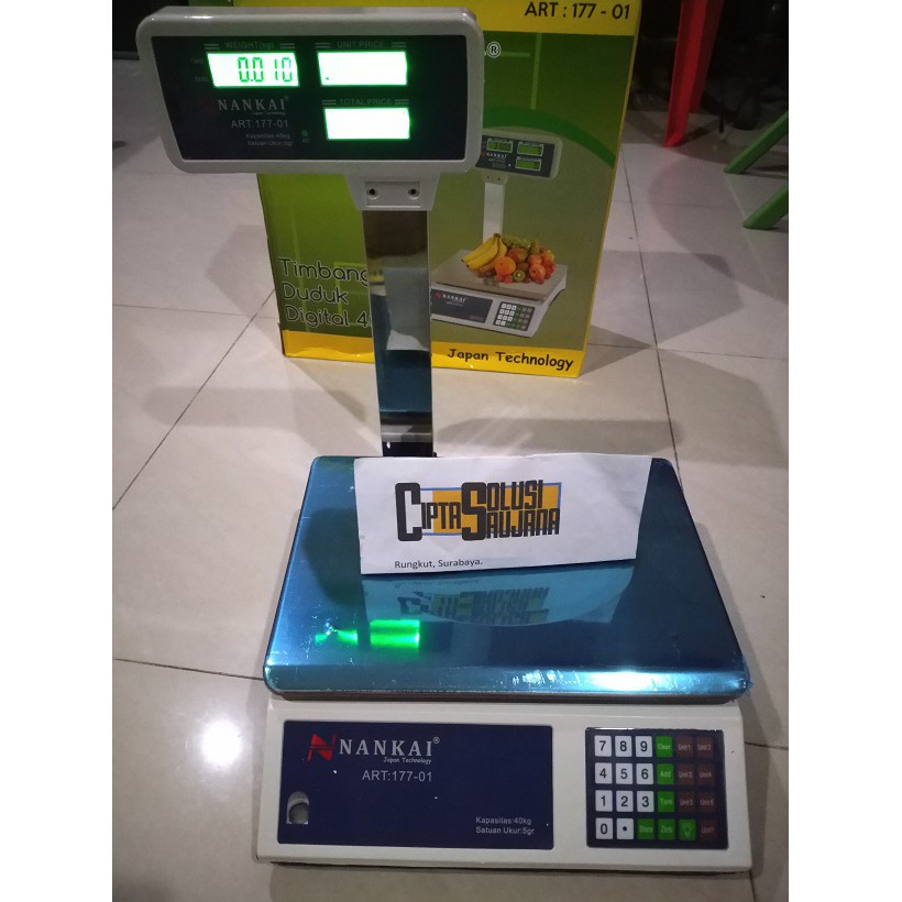 Jual TIMBANGAN DUDUK DIGITAL NANKAI + TIANG MONITOR 40 KG | Shopee ...