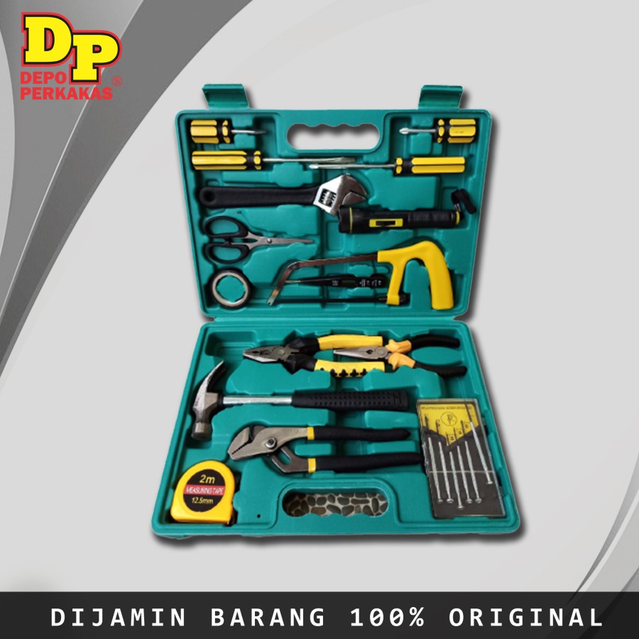 Jual Alat Pertukangan 12 in 1 Kunci Set 12pcs Hand Tools Set Rumah ...