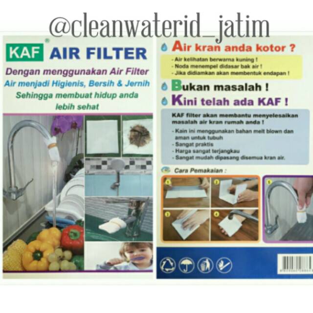 Jual Kaf air filter - filter air kaf - filter air murah | Shopee Indonesia
