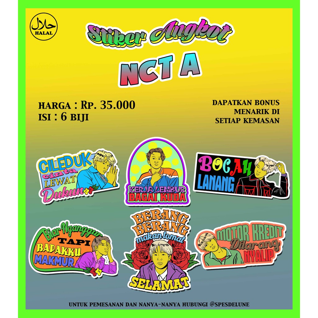 Jual [CLEARANCE SALE] Stiker Angkot NCT (Baca Deskripsi) | Shopee Indonesia