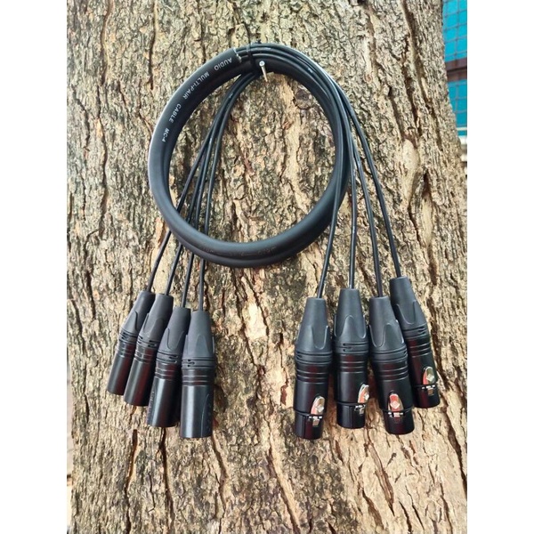 Jual Snake Kabel 4 Channel 2m + Konektor nya Jack Male Female Geisler ...