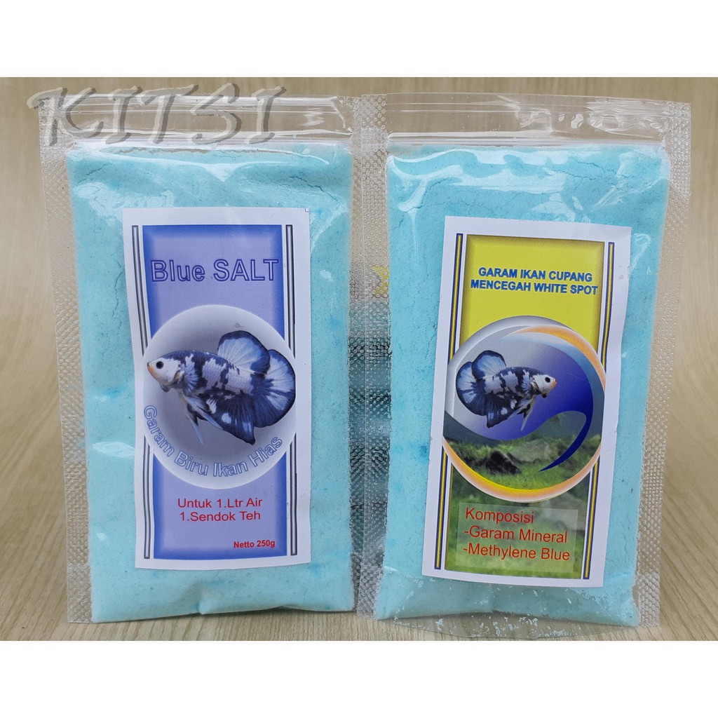 Jual Garam Garem Biru Ikan Hias Blue Salt Concentrate Anti stress White ...