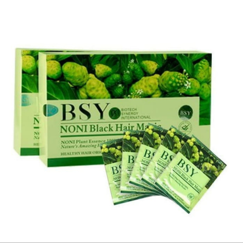 Jual BSY NONI BLACK HAIR MAGIC 1box | Shopee Indonesia