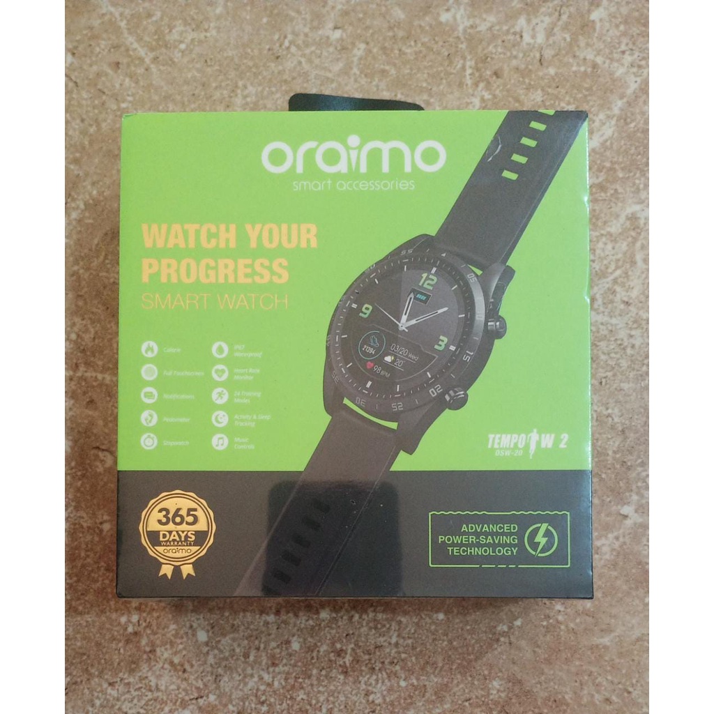 Jual Oraimo Smart Watch Jam Tangan Pintar Full Touch Screen Ultra Slim ...