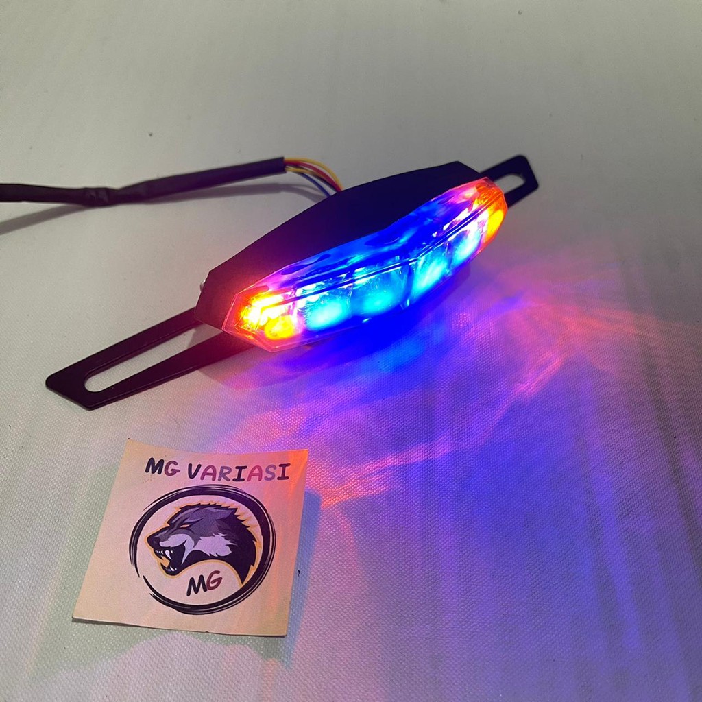 Jual Lampu stop 3 in 1 mini lampu belakang universal stop plus sen ...