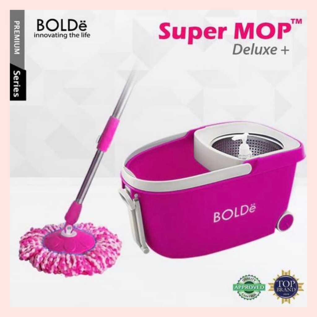 Jual BOLDE Super Mop Deluxe / Alat pel lantai | Shopee Indonesia