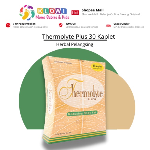 Jual Thermolyte Plus - 30 Kaplet, Pelangsing Alami, Susut Lemak, Turun ...