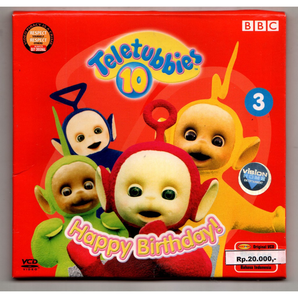 Jual VCDA TELETUBBIES 10 VOL.3 HAPPY BIRTHDAY | Shopee Indonesia