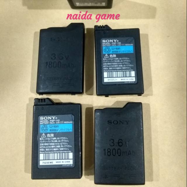 Jual BATRE PSP FAT/SLIM ORI / BATTERY PSP FAT SLIM ORIGINAL MESIN ...