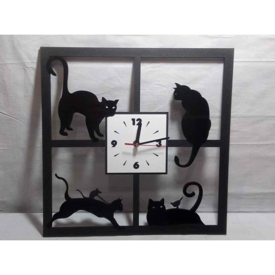 Jual JOGJA SLEMAN, JAM HIASAN DINDING BAHAN KAYU MDF TEBAL BERKUALITAS ...