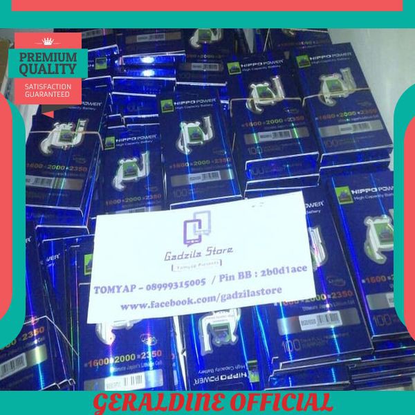 Jual HARGA MIRING Baterai HIPPO Blackberry DX-1 Javelin/Storm 8900/9500 2000mAh Double Power ...
