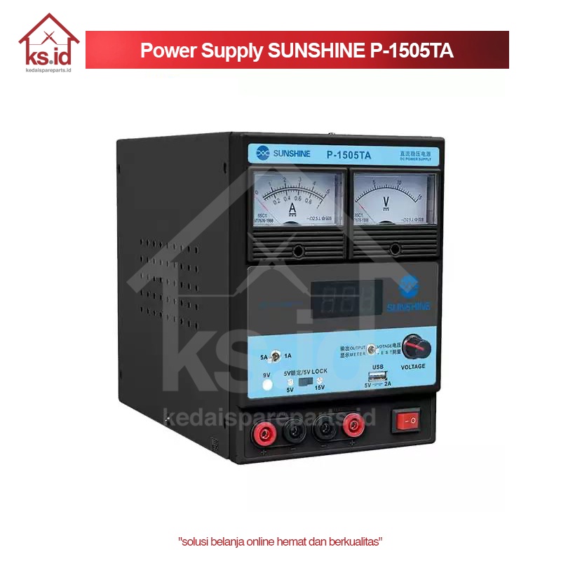 Jual Power Supply Sunshine P-1505TA 15V 5A SUNSHINE P-1505TA High ...