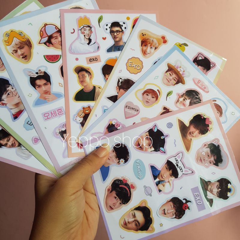Jual STICKER EXO | Shopee Indonesia
