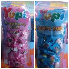 Jual PERMEN YUPI LOVE STRAWBERRY/fruit puff Permen Grosir 500gr Yupi ...