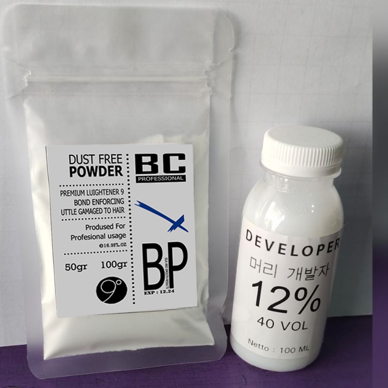 Jual BLEACHING BC Profesional KOREAN + Developer Bleaching Rambut Korea ...