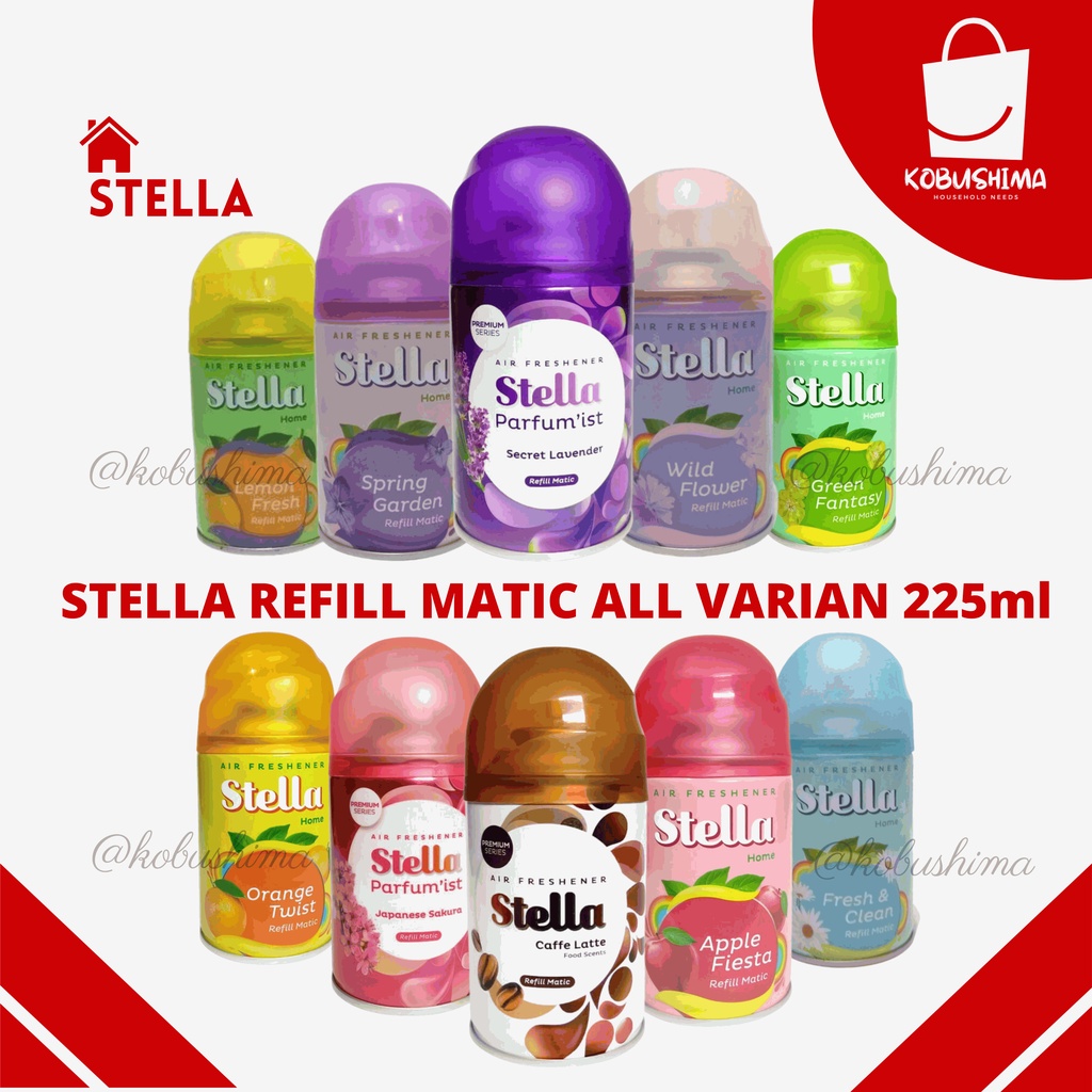Jual Stella Matic Refill 225ml | Pengharum Ruangan l All Varian Stella ...