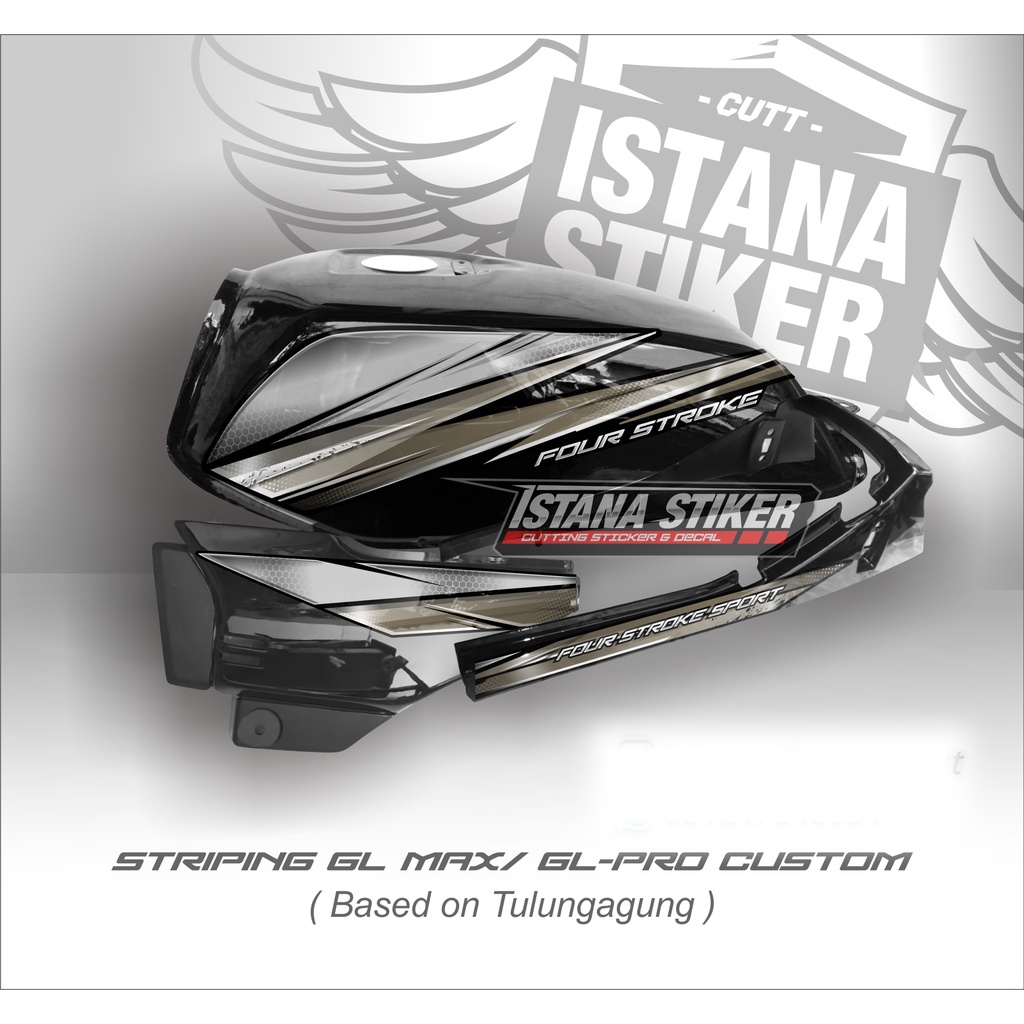 Jual Striping GL print UV TRANSPARAN (cocok utk tangki warna candy ...